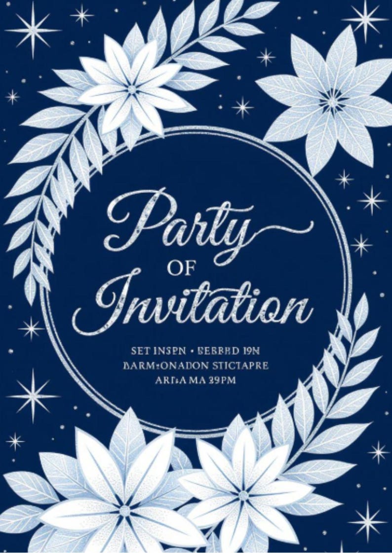 Printable Birthday Invitation | Digital Party Invite | Editable PDF ...