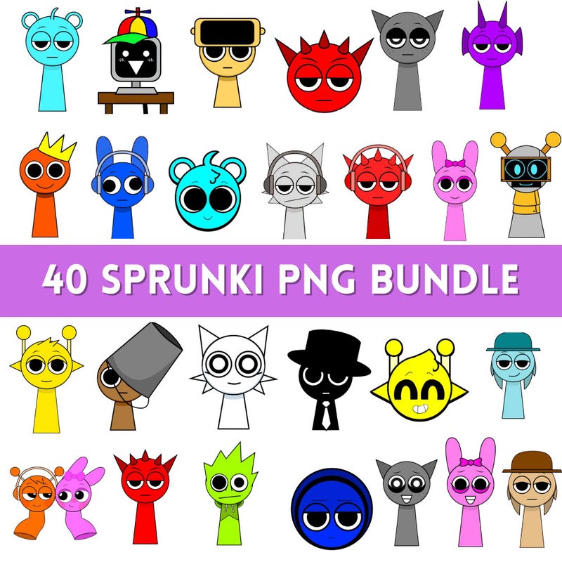 Sprunki Sticker - Etsy