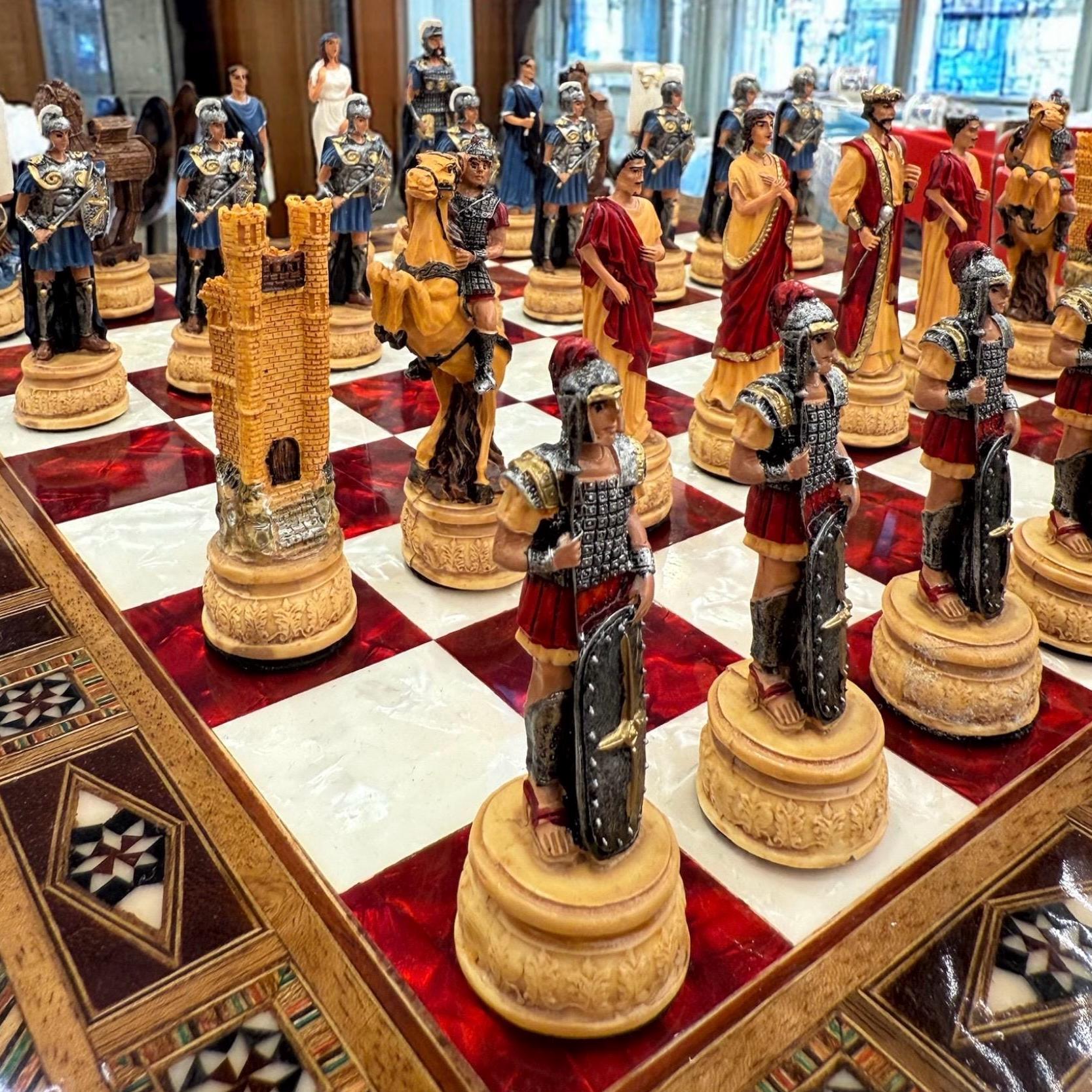 Luxury Handmade Chess Set and Wooden Chess Board - Etsy