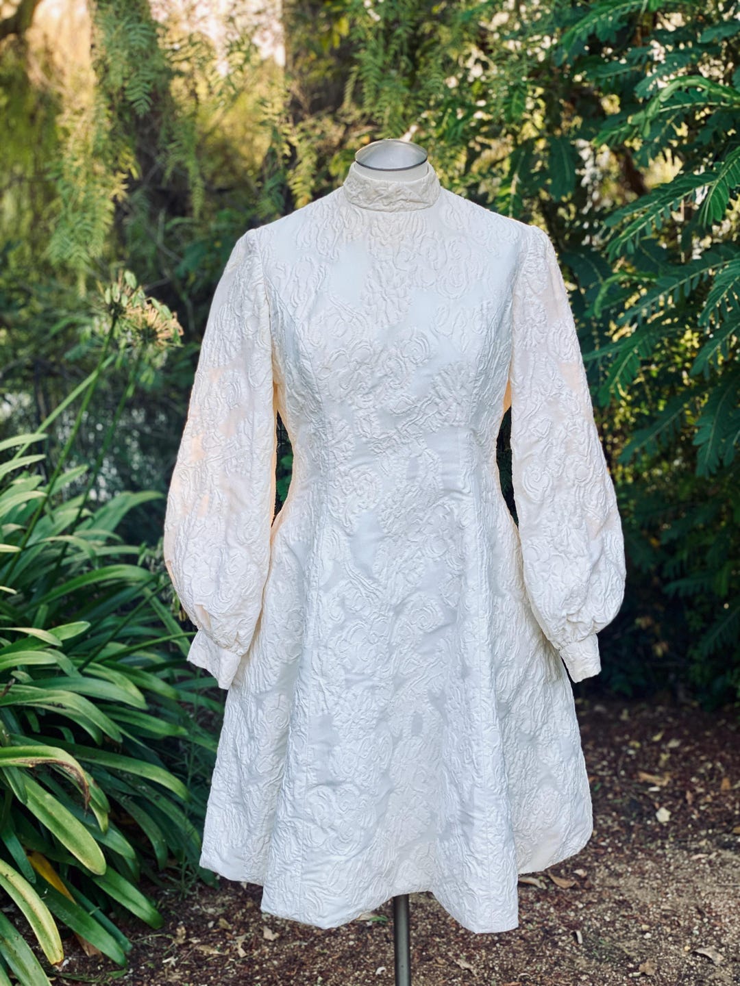 1960's Jon Mandl for Richard Tam Cream Bridal Wedding Dress Formal - Etsy