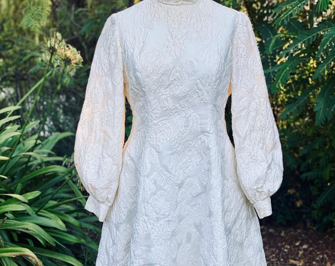 1960's Jon Mandl for Richard Tam Cream Bridal Wedding Dress Formal - Etsy