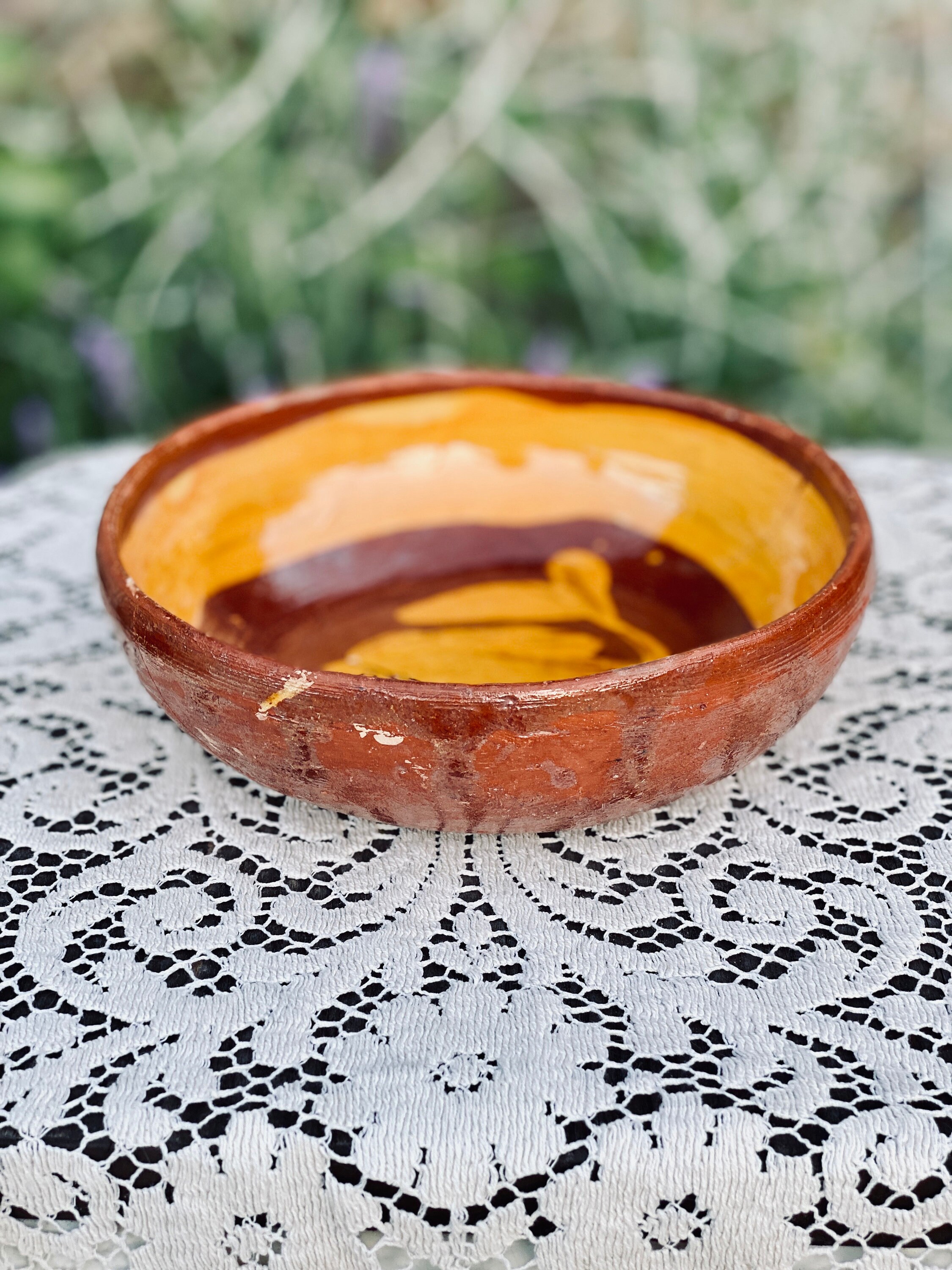 Rare Yellow Patamban Pottery Fish Bowl - Etsy