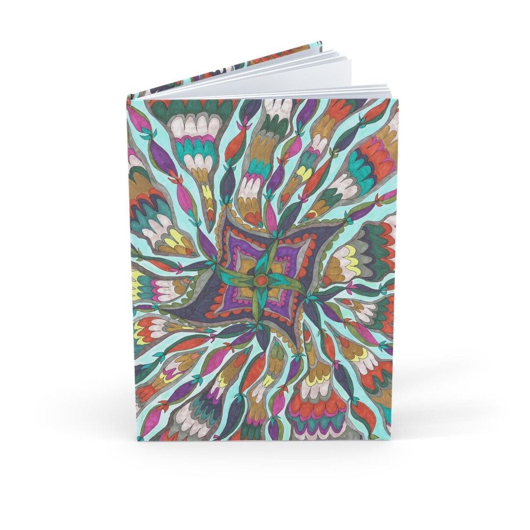 Colorful Mandala Hardcover Journal - Inspirational Gift, Art Journal ...