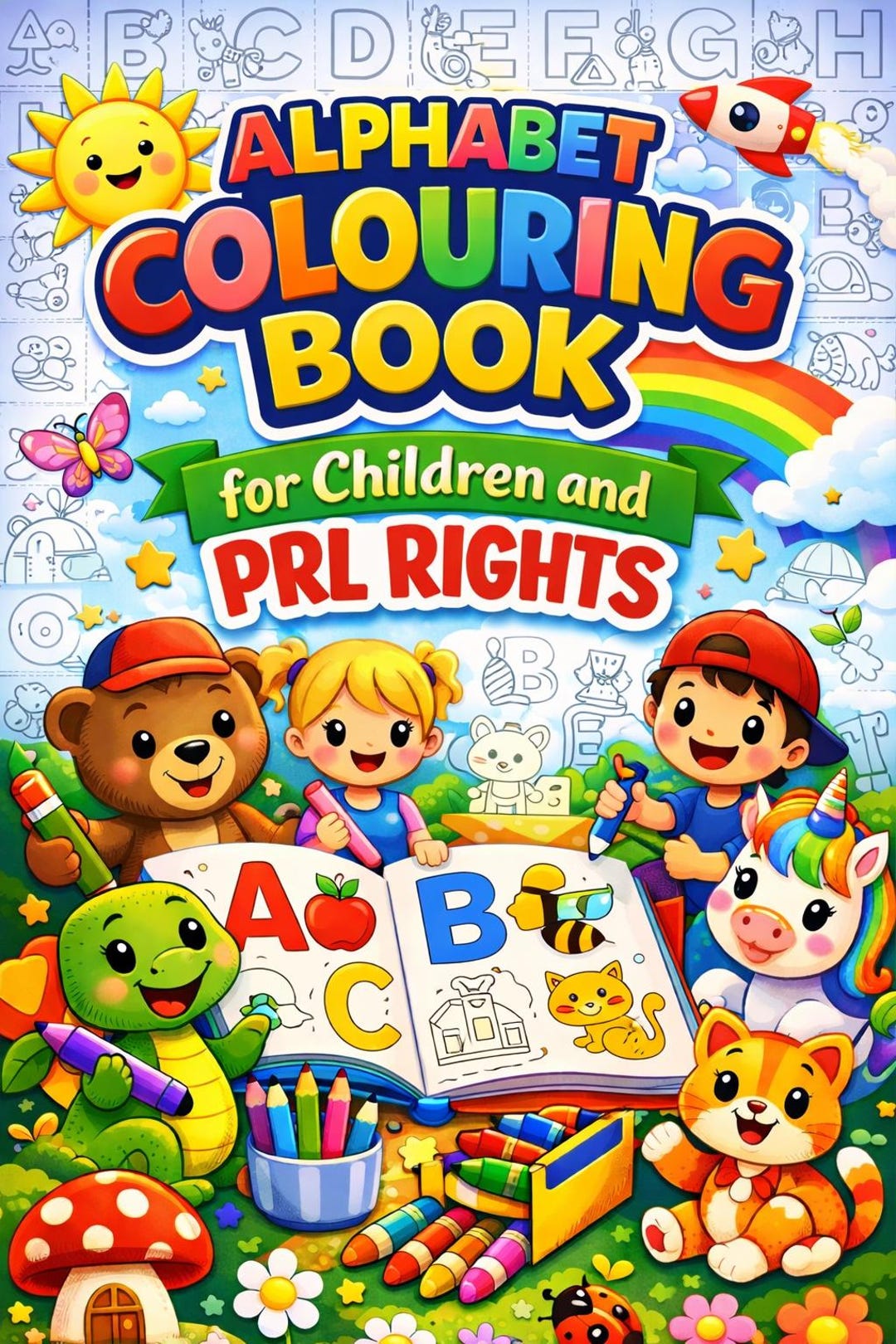 Alphabet Coloring Book | Instant Digital Download | Toddler + Preschool ...