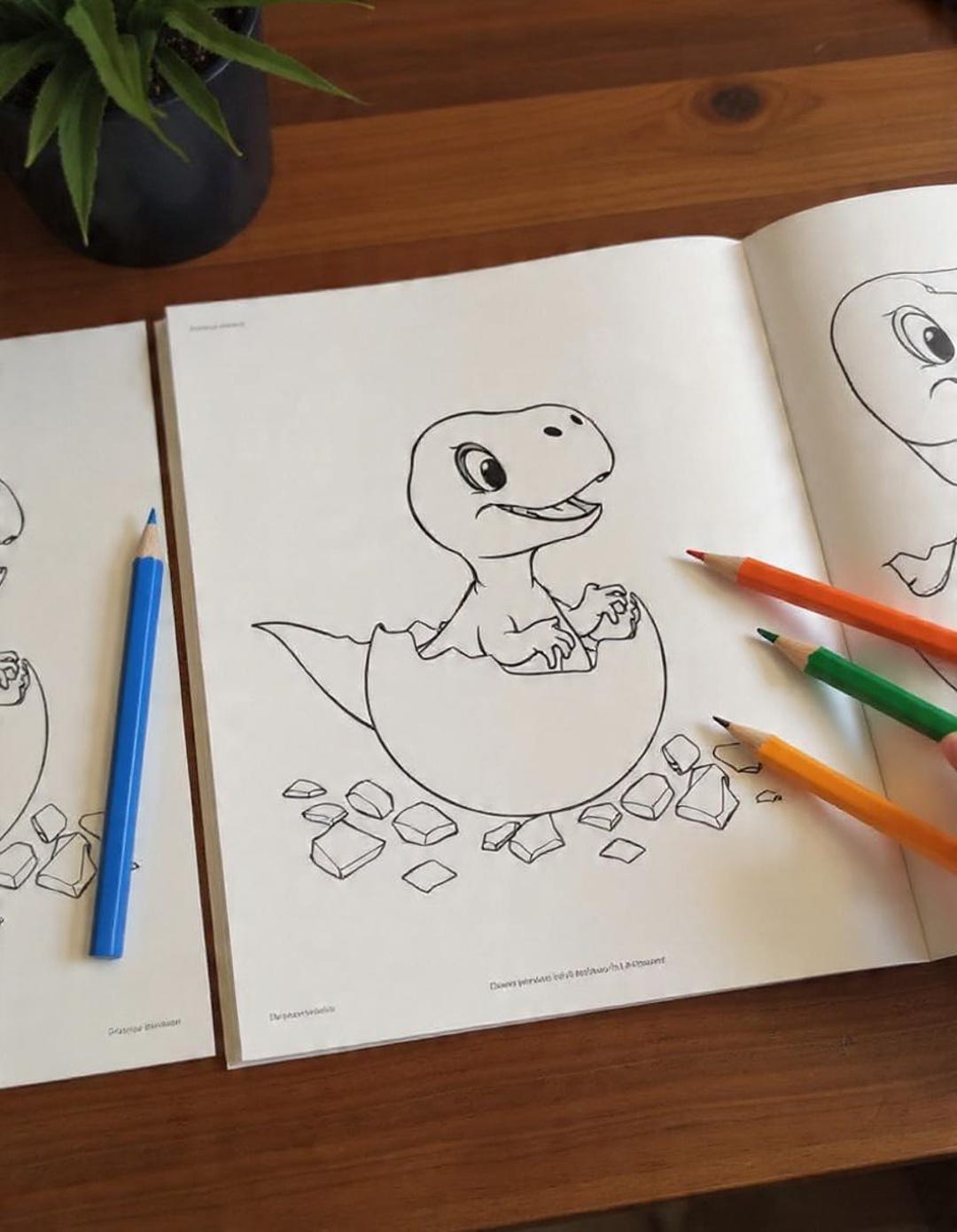 Dinosaur Coloring Pages for Kids, 10 Printable Dinosaur Sheets, Fun ...