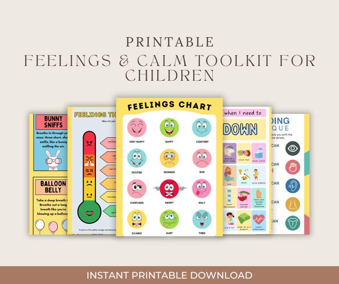 Feelings & Calm Toolkit for Kids | Helping Children Understand, Express ...