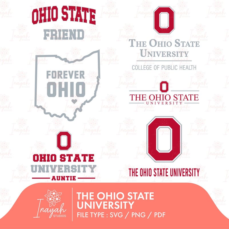 Ohio State Block O Svg - Etsy