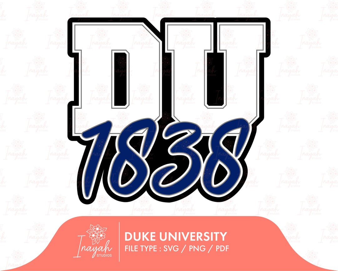 Duke University Svg Design DU 1838 Png Design Duke 1838 Svg Duke Pdf ...