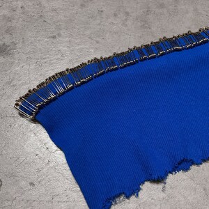 PUNK ROCK Lies Safety Pin Cut off Underboob Crop Tube Top Tank - Etsy