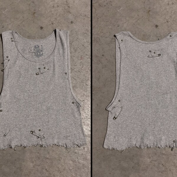 Safety Pin Tank Top - Etsy