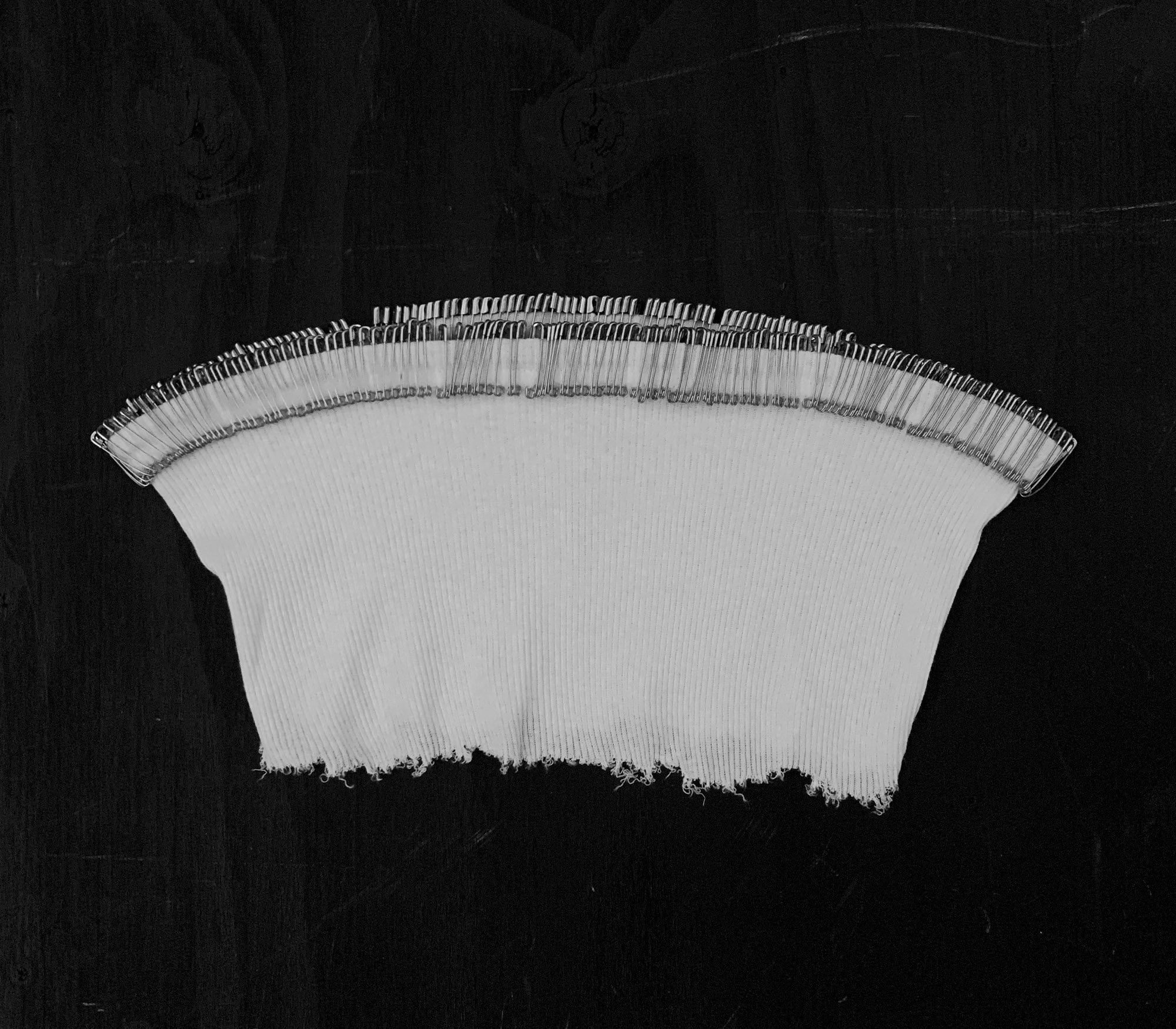 PUNK ROCK Lies Silver Safety Pin Cut off Underboob Crop Tube - Etsy