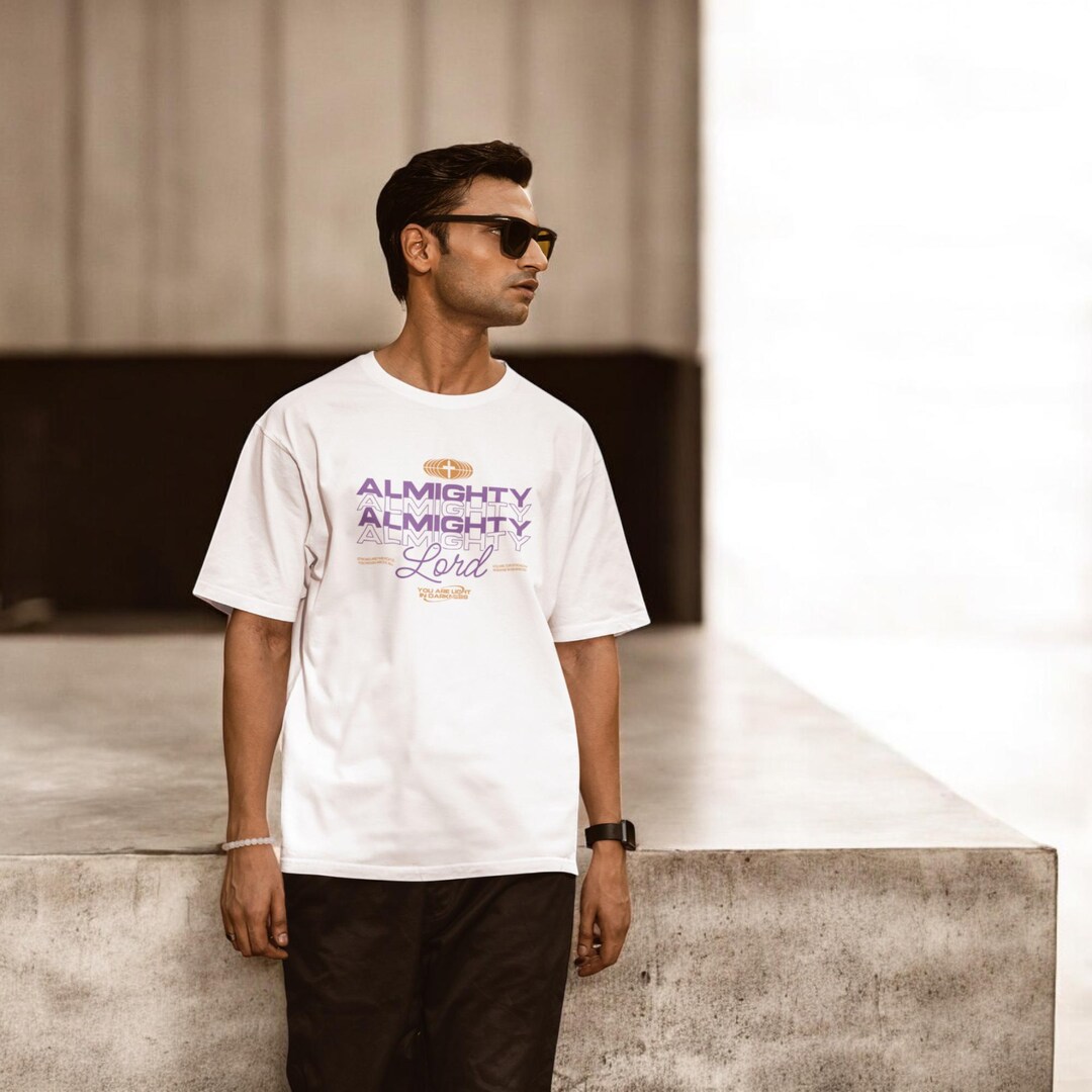 Almighty Lord Christian Graphic Tee - Minimalist Faith Shirt - Etsy