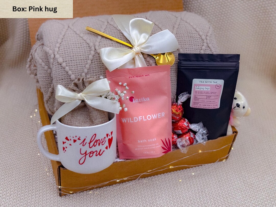 New Mom Relaxation Gift Basket, Stress Relief Gift Box, Mom Gift Box ...