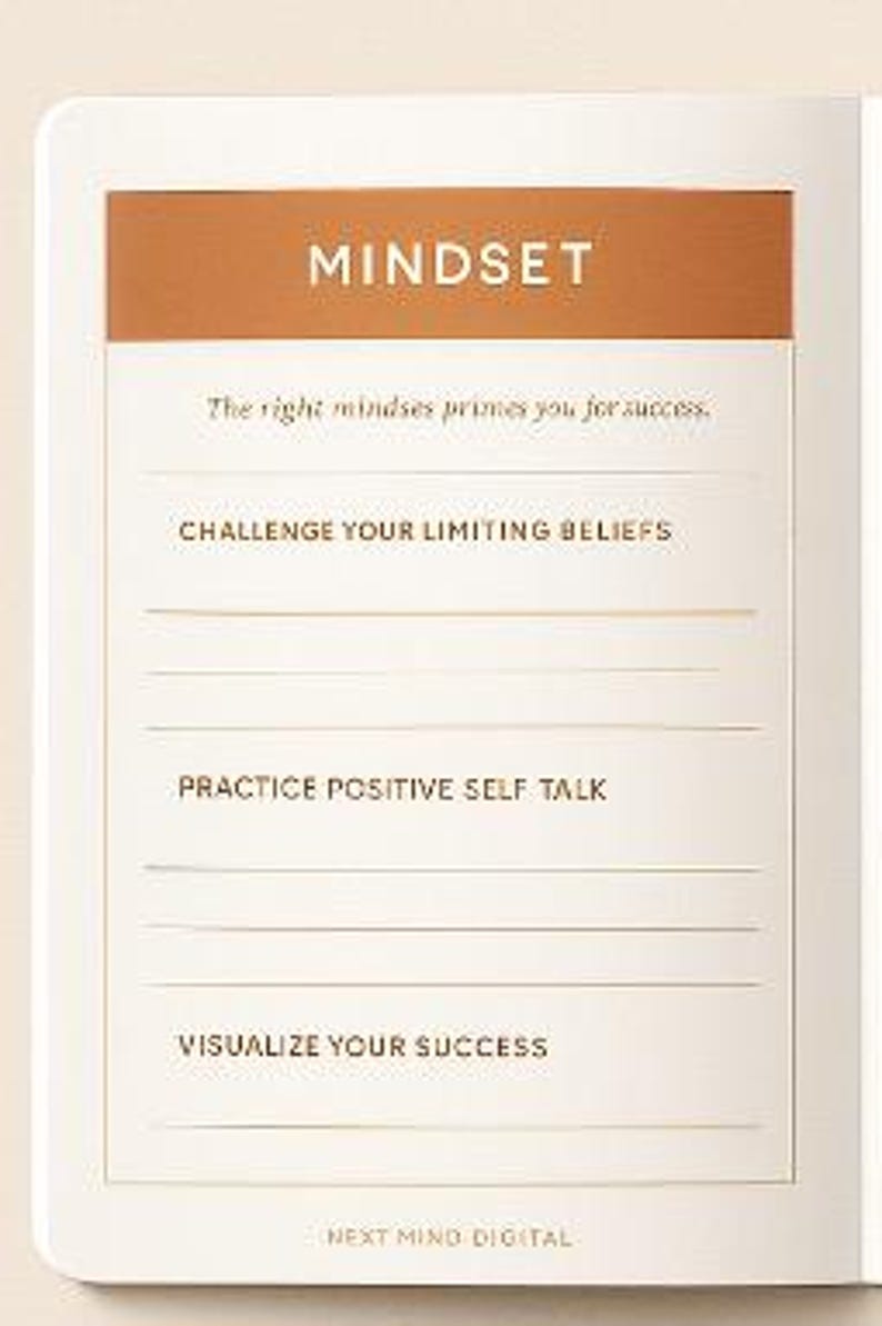 The Ultimate Self Growth Planner | Mindset, Habits & Reflection Digital ...