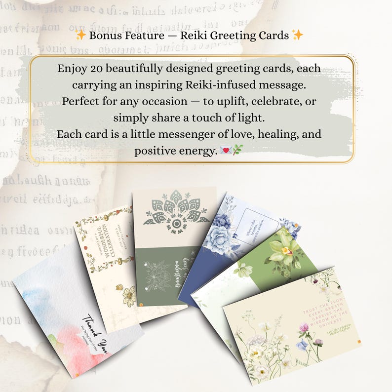 Printable Reiki Oracle Cards, Daily Guidance Deck (digital Download) - Etsy