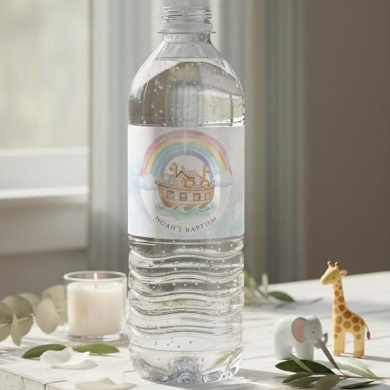 Editable Noah's Ark Bundle | Watercolor | Digital Download | Edit With ...