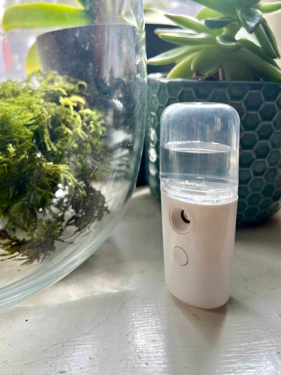 Rechargeable Mini Plant Mister: Terrarium Moss Atomizer - Etsy