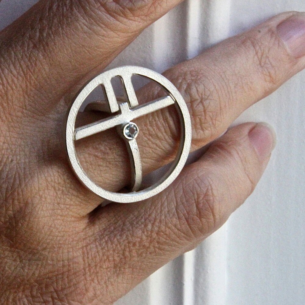 Ring OQ 1 in Sterling Silver - Etsy
