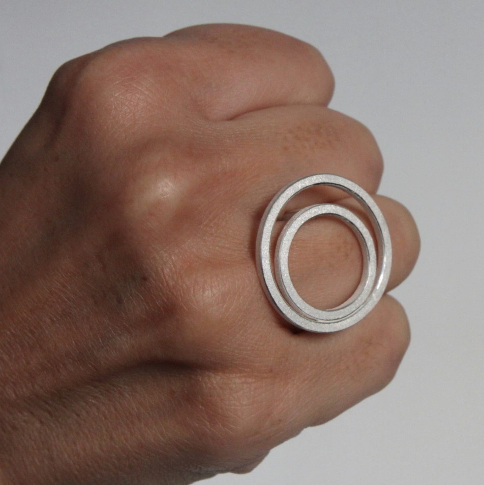 Modern Contemporary Ring o2 in Sterlingsilver. | Etsy
