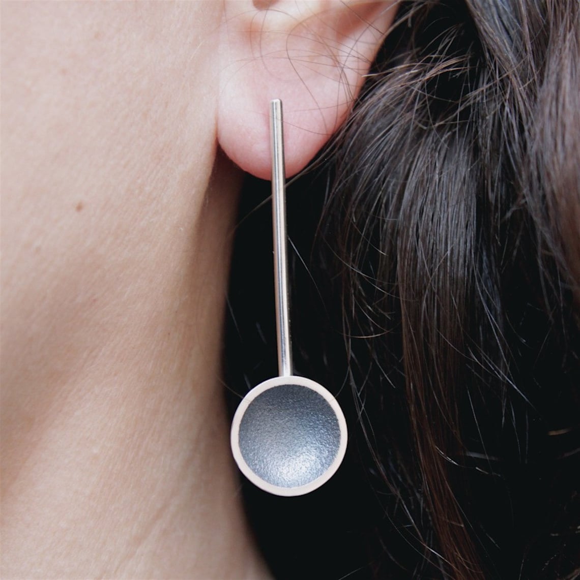 Handmade Elegant Geometric Earrings Big Cups - Etsy