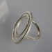 Modern Contemporary Ring "o2" in Sterlingsilver. - Etsy UK
