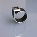 Contemporary Ring "morningstar" in Oxidated Silver With Diamond - Etsy
