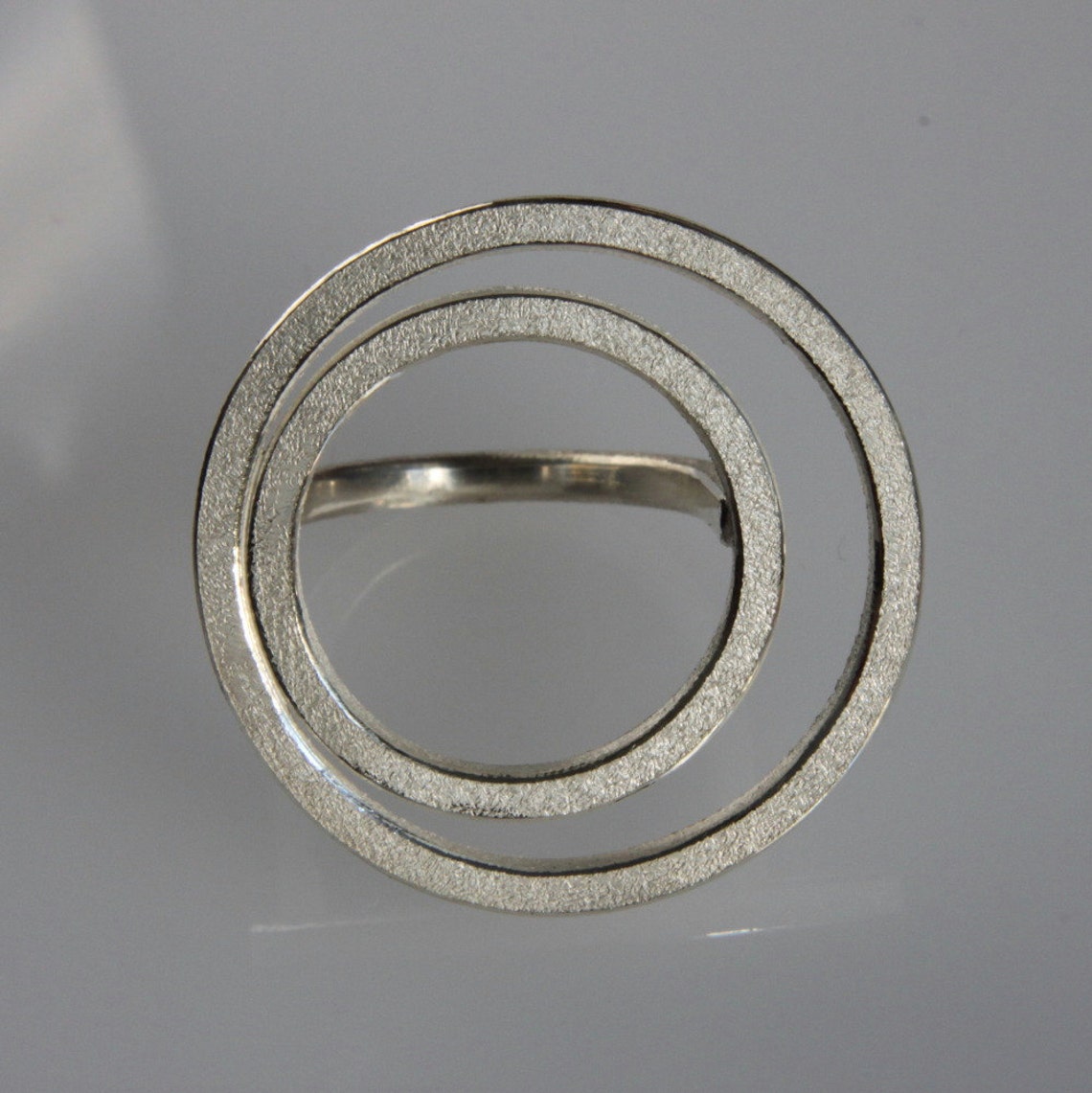 Modern Contemporary Ring o2 in Sterlingsilver. | Etsy