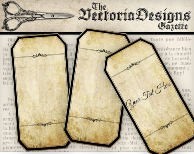 Blank Apothecary Labels Printable Bottle Jar Labels Add Text Digital ...