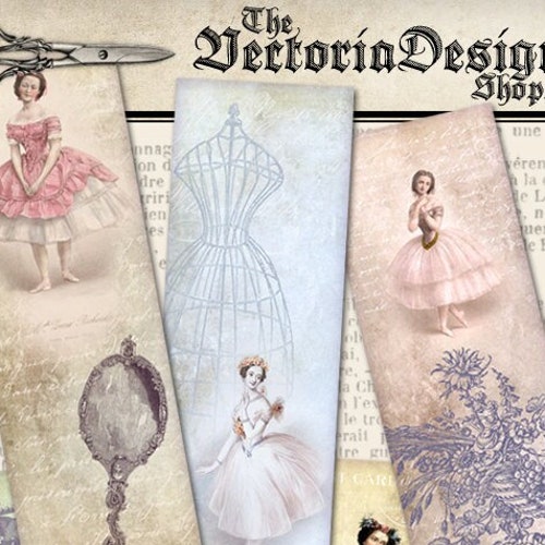 Vintage Post Bookmarks Reading Printable Paper Craft Art Hobby - Etsy