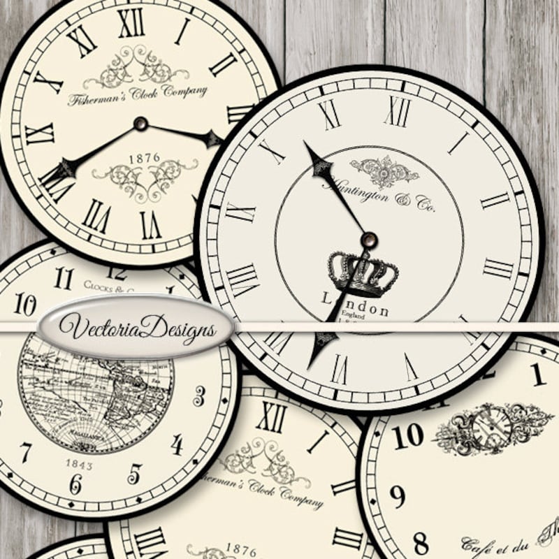 Printable Clock Face - Etsy