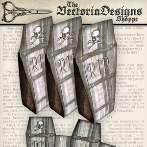 Coffin Bag Treat Bags RIP Coffin Bags Halloween Decoration - Etsy