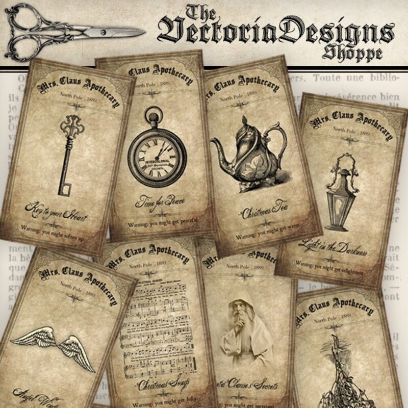 Steampunk Labels - Etsy