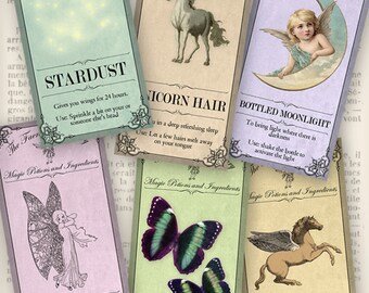 Fairy labels | Etsy