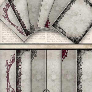 Gothic Stationery Paper Gothic Writing Paper Gothic Decor | Etsy