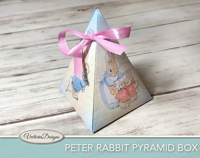 Peter Rabbit -decorative Cube/box Template - Instant Download ...