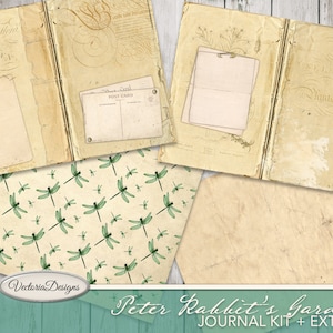 Beatrix Potter Junk Journal, Peter Rabbit Garden Journal, Printable ...