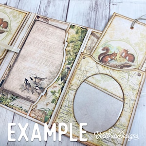 Mini Folio Templates Mini Project Craft Kit Summer Crafts Junk Journal ...