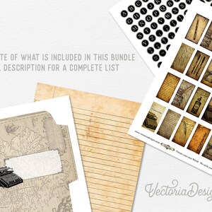 Writing Mega Crafting Bundle, Envelope Digital Kits, Letter Writing ...