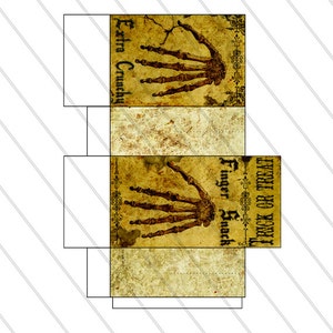 Printable Halloween Favor Bags, Halloween Gift Bags, Halloween ...