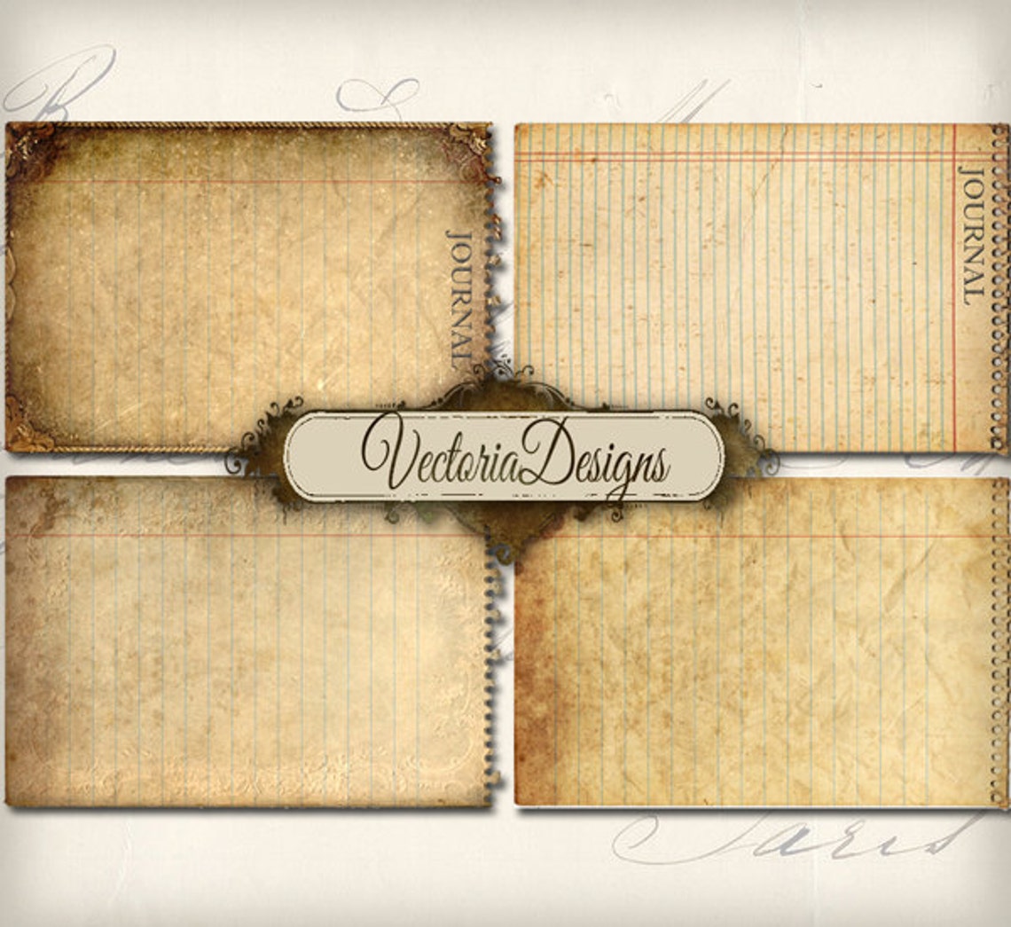 Journal Pages Diary Pages Printable Paper Craft Journaling Art - Etsy
