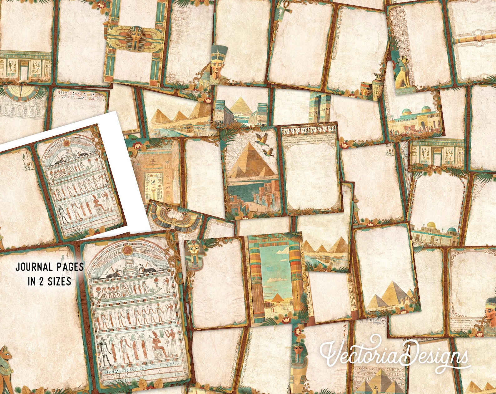Ancient Egypt Junk Journal Kit DELUXE, Ancient Egypt Crafting ...