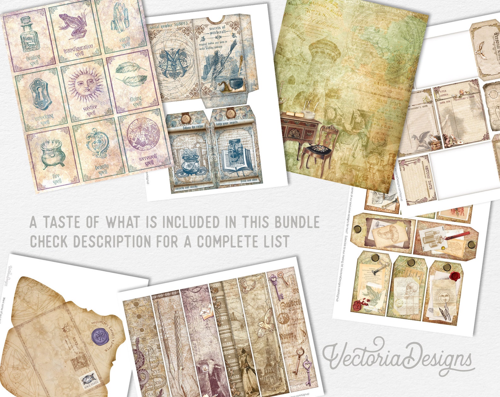 Wizard Library MEGA Crafting Bundle 002443 NEW - Etsy