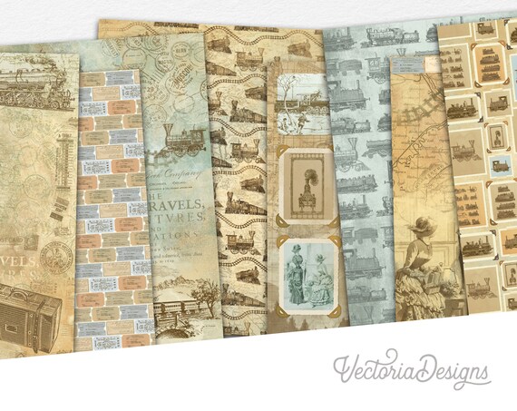 Train Paper Crafting Train Adventures Printable Train - Etsy