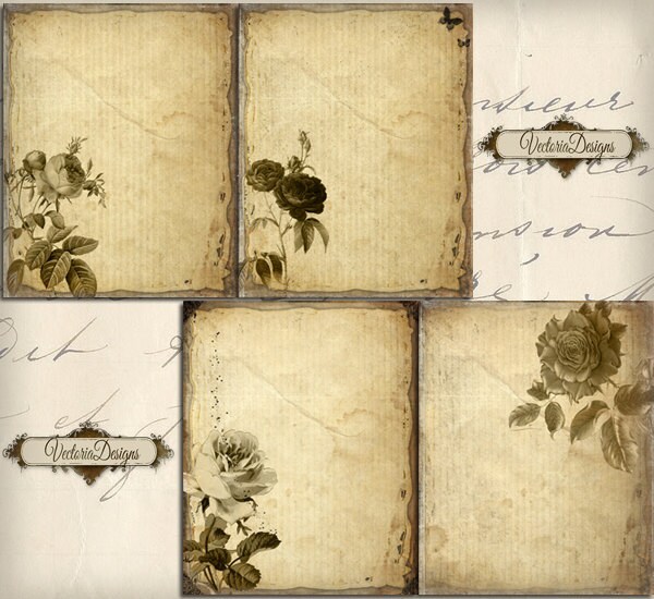 Vintage Floral Papers Scrapbook Paper Floral Craft Paper - Etsy Australia