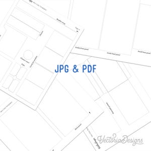 Mini Folio Templates Mini Folio Craft Kit Quick Project Junk Journal ...