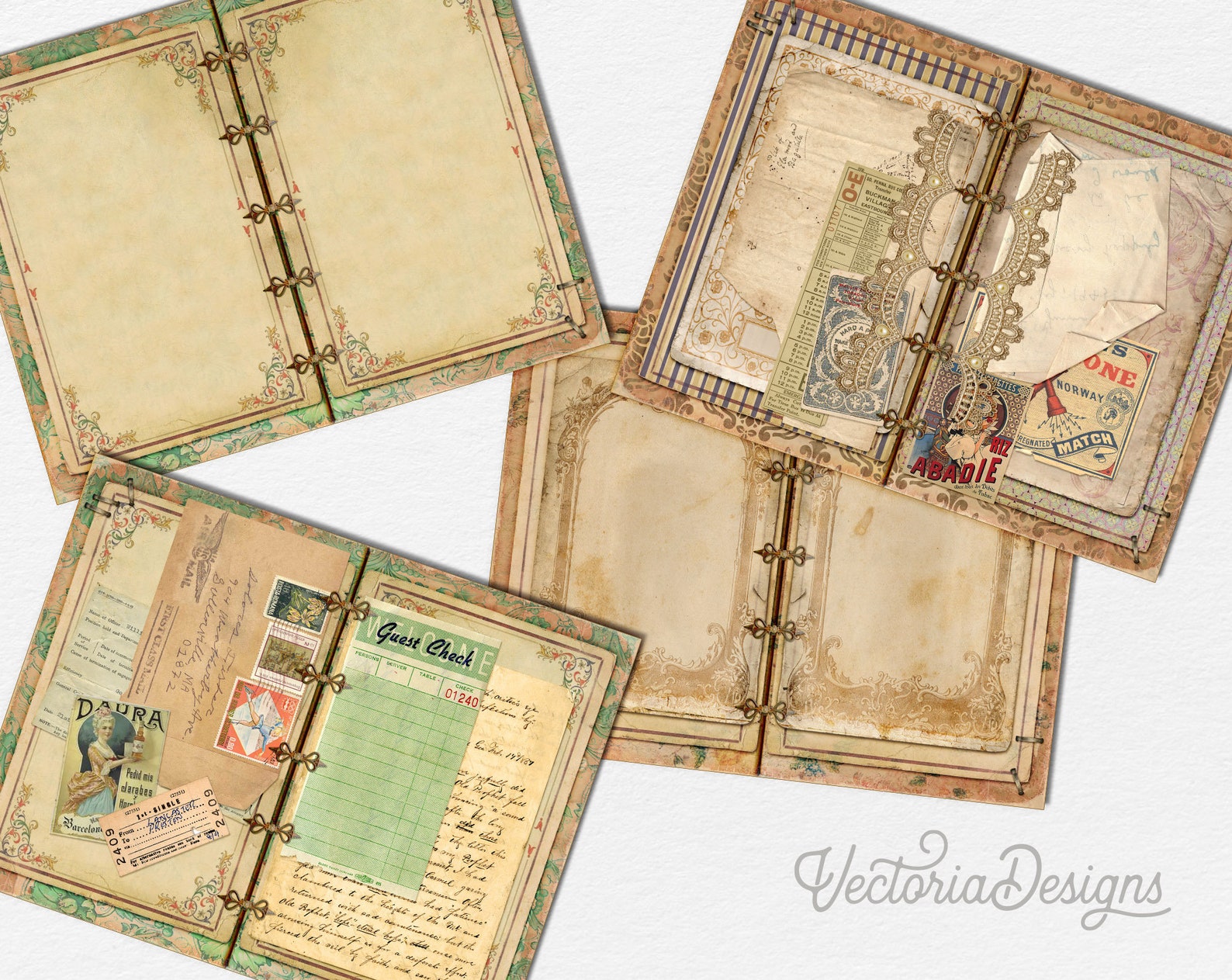 Memories Junk Journal Kit Printable Junk Journal Digital - Etsy