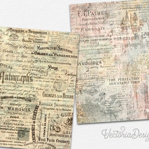 Stylish Textures Paper Pack, Printable Paper Pack, Decorative Paper ...