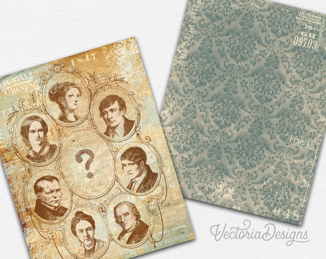 Old School Detective Paper Pack Printable Journal Pages - Etsy Canada