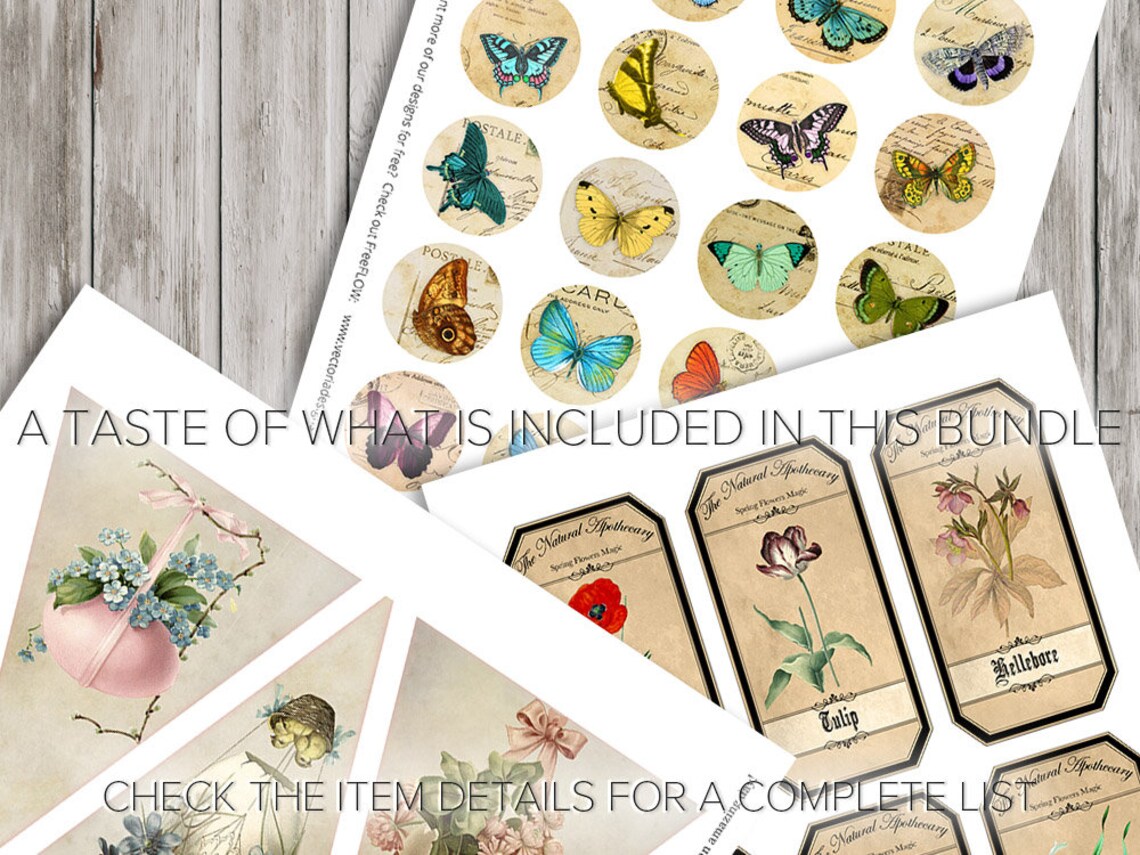 Mega Spring Bundle Printable Paper Scrapbook Journal Mega - Etsy