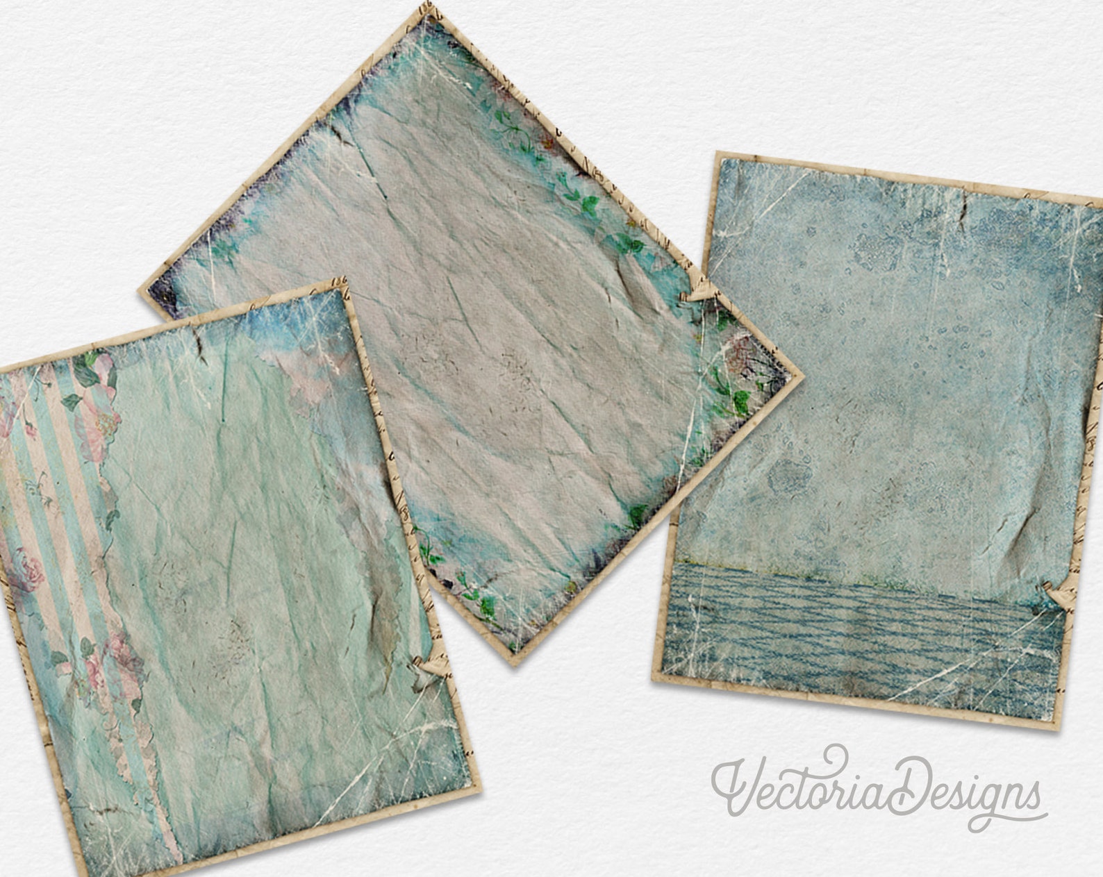 Winter Paper Pack Junk Journal Winter Themed Papers - Etsy